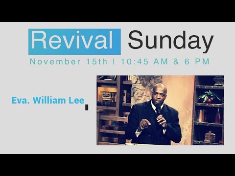 Sunday Special Service | Eva. William Lee | 6pm | AGC