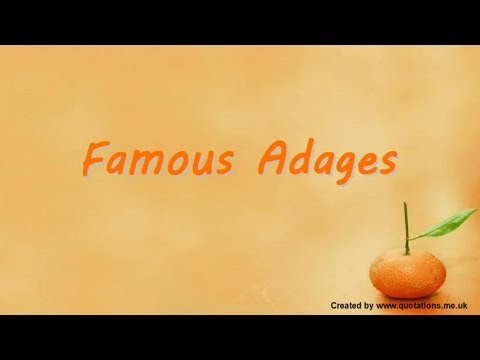 ♦●♦ Famous Adages - Laws - Principles ♦●♦