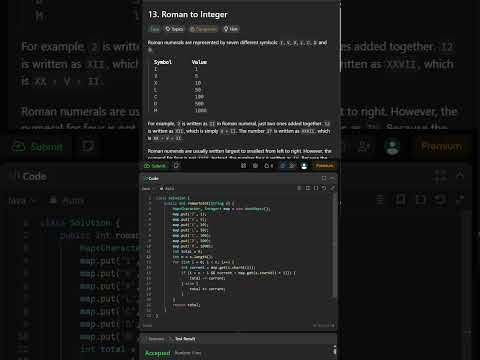 Roman to Integer in java