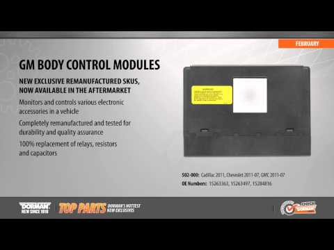 Highlighted part: body control module for select Cadillac, Chevy & GM models