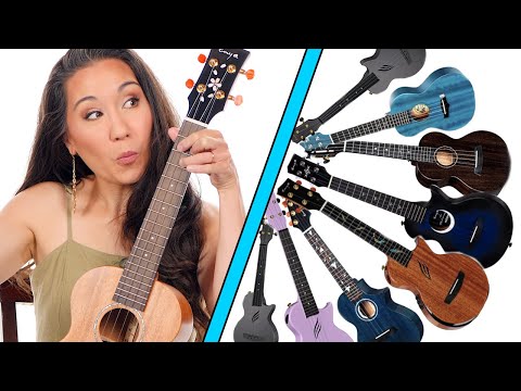 Can you hear the difference? Playing and comparing ALL 9 of my Enya ukuleles