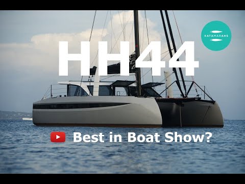 HH44 Performance Sailing Catamaran - What a Beauty! Join us on a 5 Min Boat Tour.