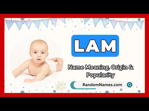 Lam - Baby Boy Name Meaning, Origin & Popularity - RandomNames.com