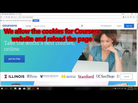 solve Coursera login and signup problem (Panel doesn't appear)