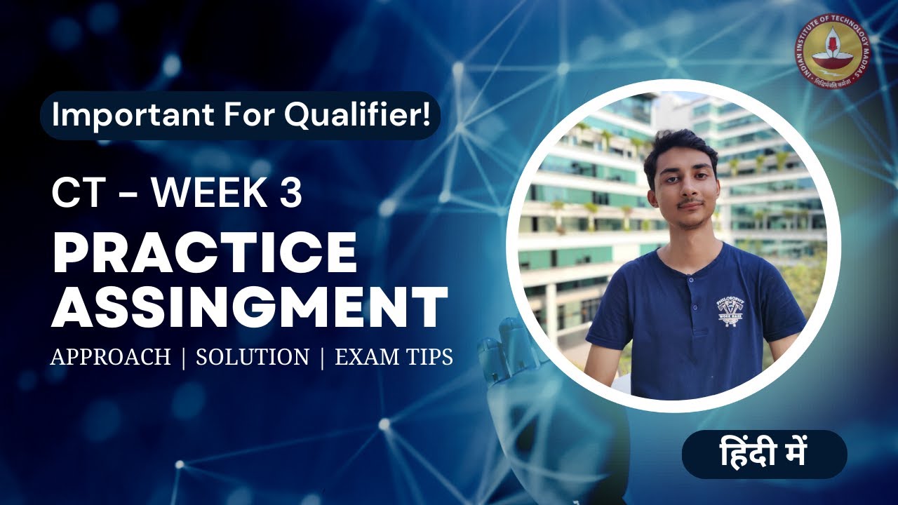 IIT Madras Computational Thinking Week 3 | Practice Assignment | Approach + Exam Tips