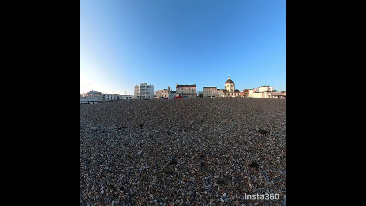 Worthing beach and pier Insta taken on 360 one x2
