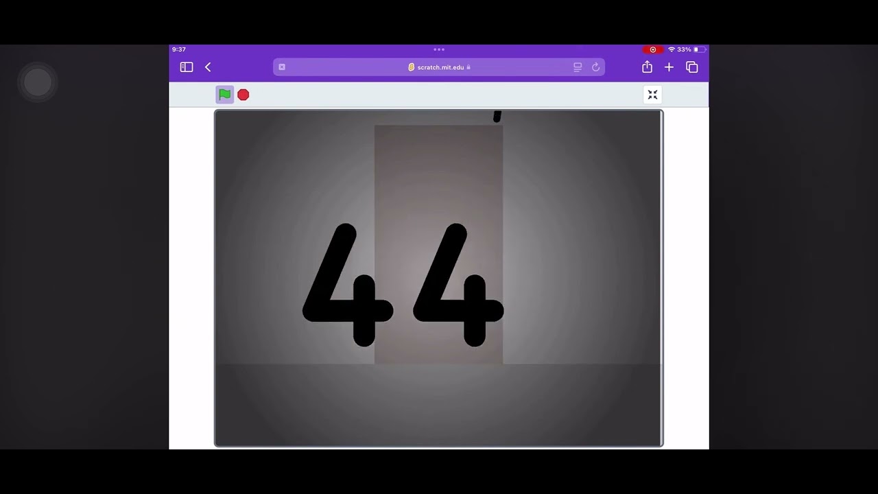 60 second countdown but learninglings font