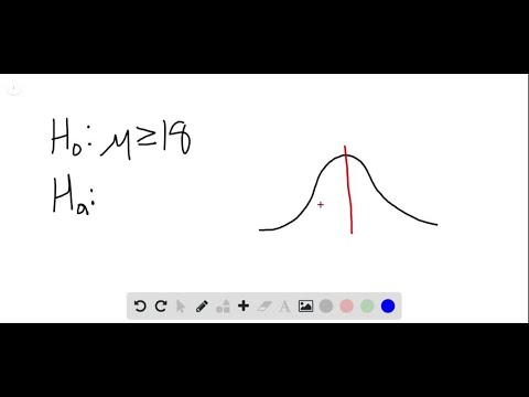 Assume the null hypothesis states that the mean is at least 18 . Is this a left-tailed, or two-tail…