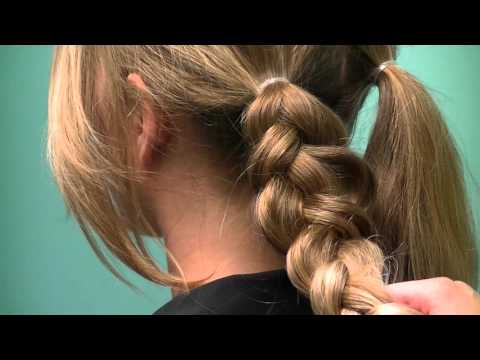 Easy Back to School Bun Braid