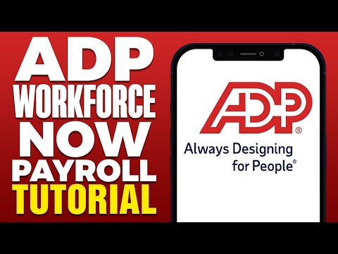 ADP Workforce Now Payroll Tutorial | How To Use ADP Payroll for Beginners (2025)