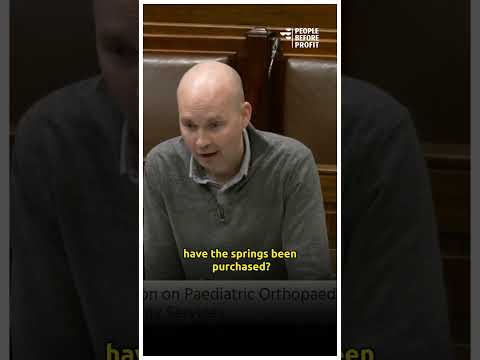 "National Scandal" - Children with Scoliosis in more pain on waitlists - 20/02/24 [Paul Murphy TD]