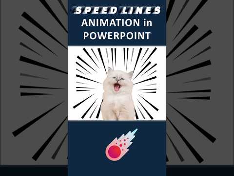 Animate Speed Lines in PowerPoint — Create Dynamic Action Slides! #powerpointanimation #anime