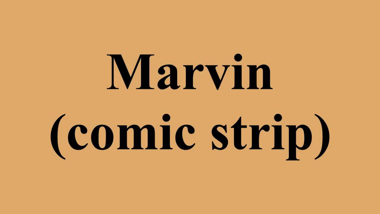 Marvin (comic strip)