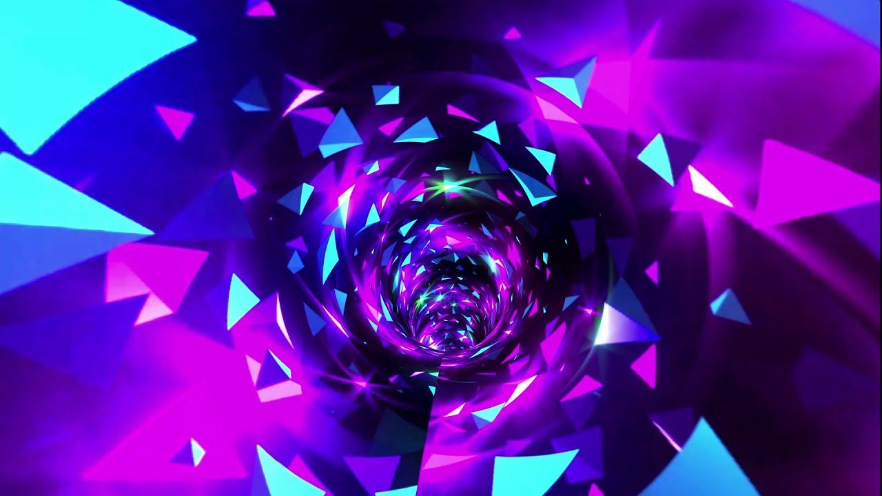 VJ LOOPS 2022- Fast Moving Tunnel , Abstract VJ Motion Background || Neon Lights Free VJ Loop