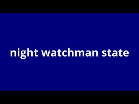 what is the meaning of night watchman state