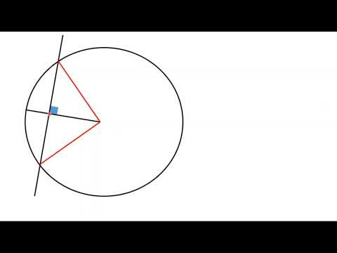 Circle Theorem 4: Chord Bisection