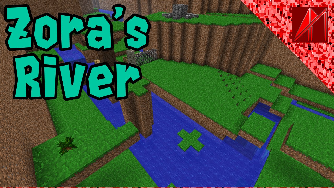 Oracina Of Time's Forest Temple And Zora's River Remade In Minecraft