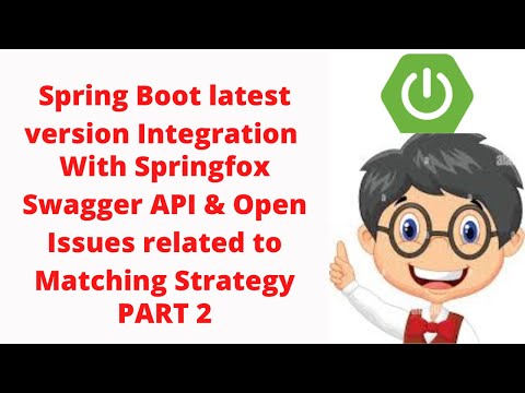 Spring Boot matching strategy, Swagger api open issues with latest spring boot - Part2