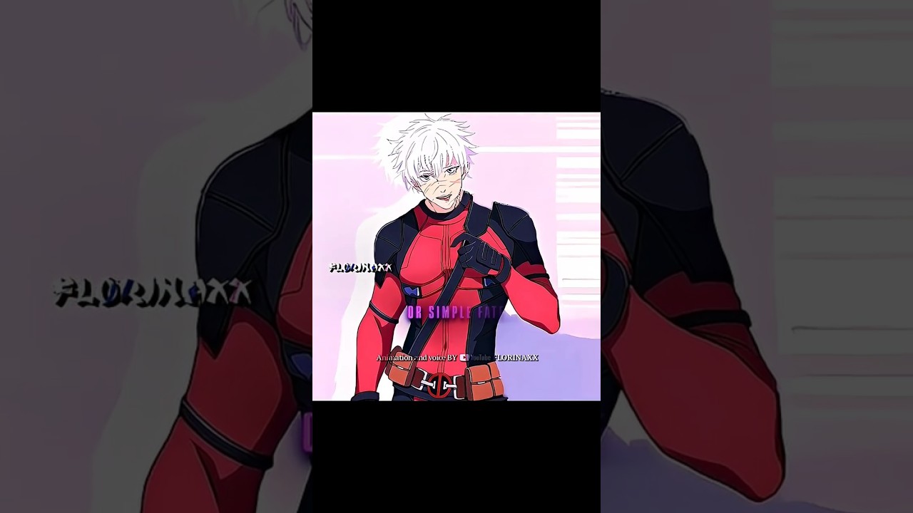 🔥GOJO TURNED DEADPOOL || jujutsu kaisen #gojo #jjk #deadpool #marvel