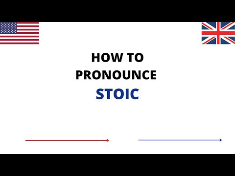 How To Pronounce STOIC Correctly in English | STOIC Pronunciation | How To Say STOIC