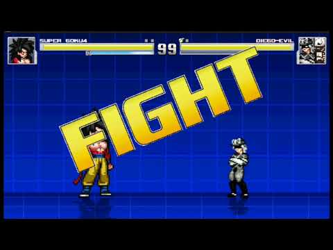 [MUGEN] SUPER GOKU4 JUS [12P] VS DEVIL DIEGO 1.8 [LVL2]