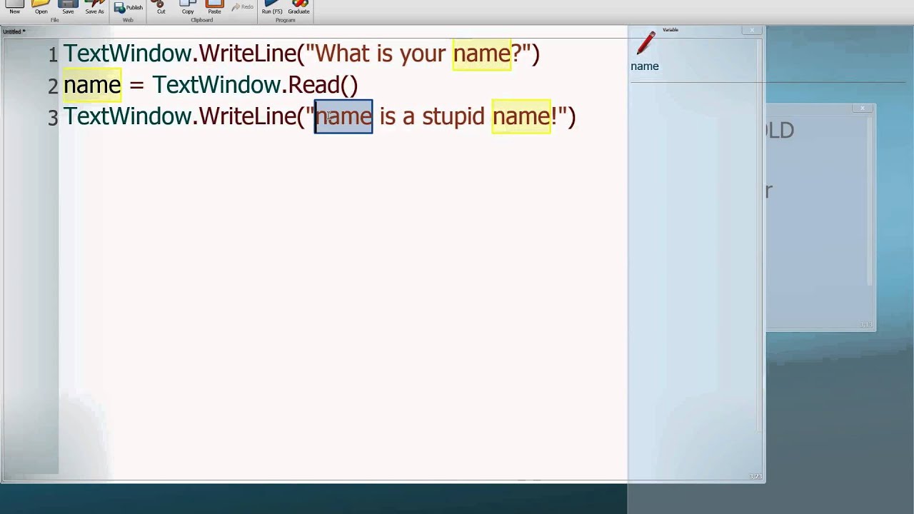 Small Basic 1.03 Concatenation