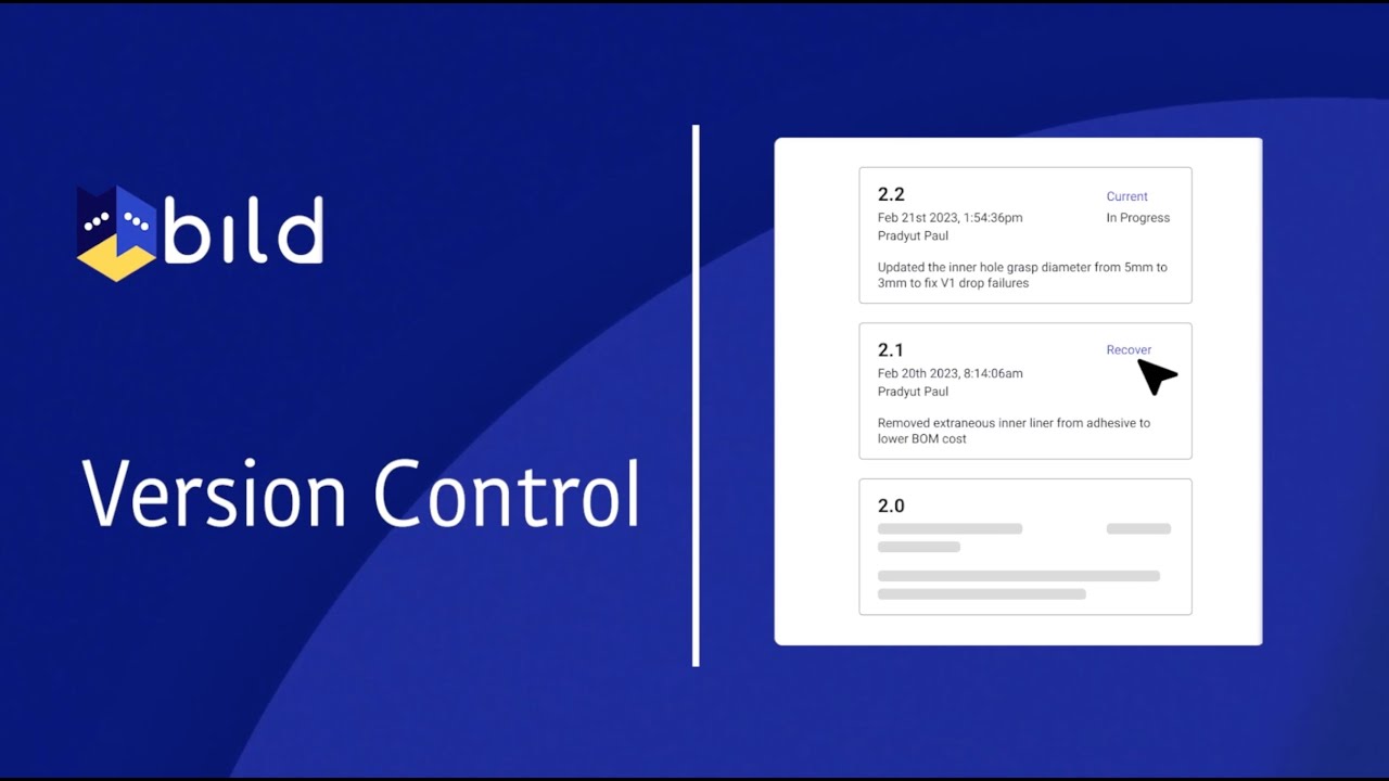 Version Control in Bild