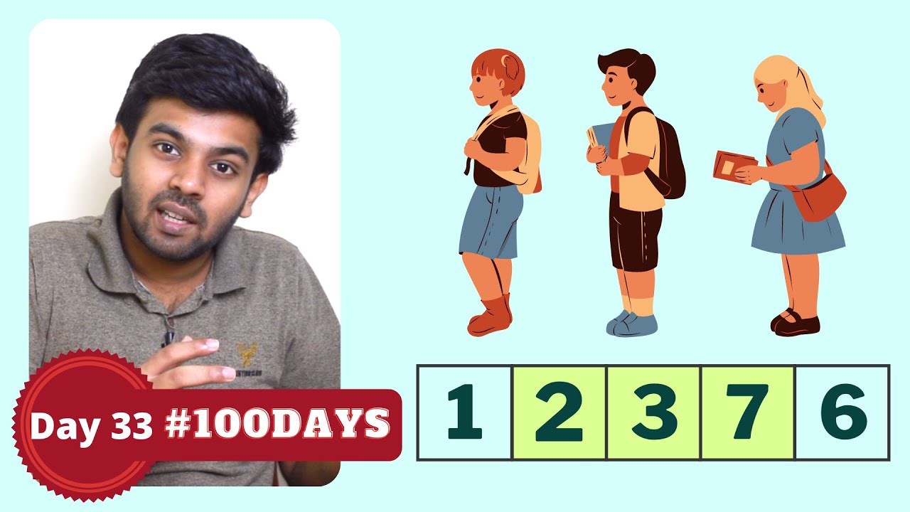 Implement Queue using array | Queue - Data Structures | DSA |#100DaysOfCode | code io English