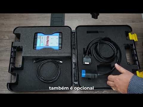 Unboxing - Desembalando o PC SCAN300 K com interface VCI PRO 2K