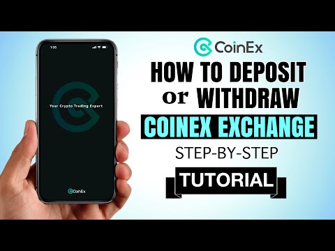 How to DEPOSIT or WITHDRAW Crypto on CoinEX Exchange | Easy App Tutorial