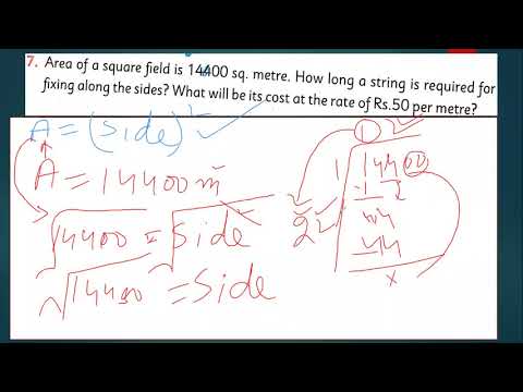 Square root of 14400 .Q.#7.