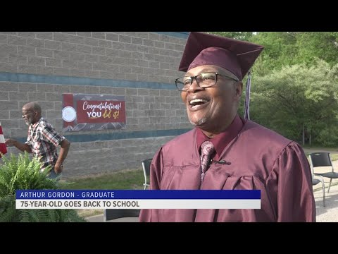 'This time, I did it' | 75-year-old receives high school diploma in Muskegon