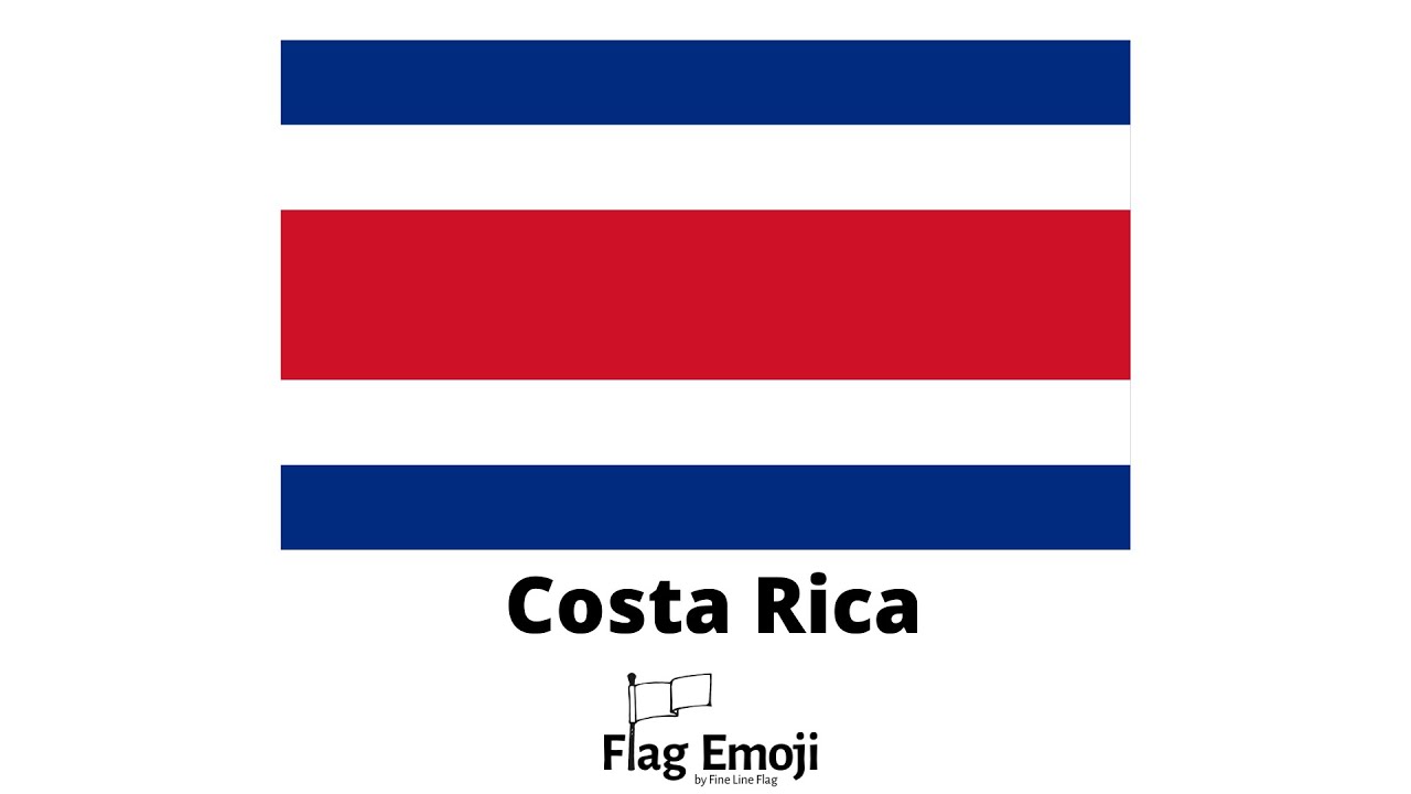 Costa Rica Flag Emoji 🇨🇷  Copy & Paste   How Will It Look on Each Device?