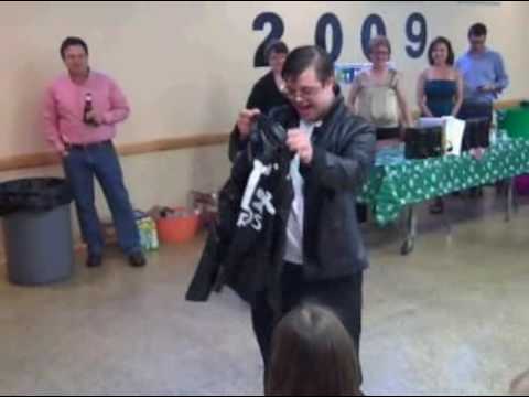 Mario receives his T-Birds Coat