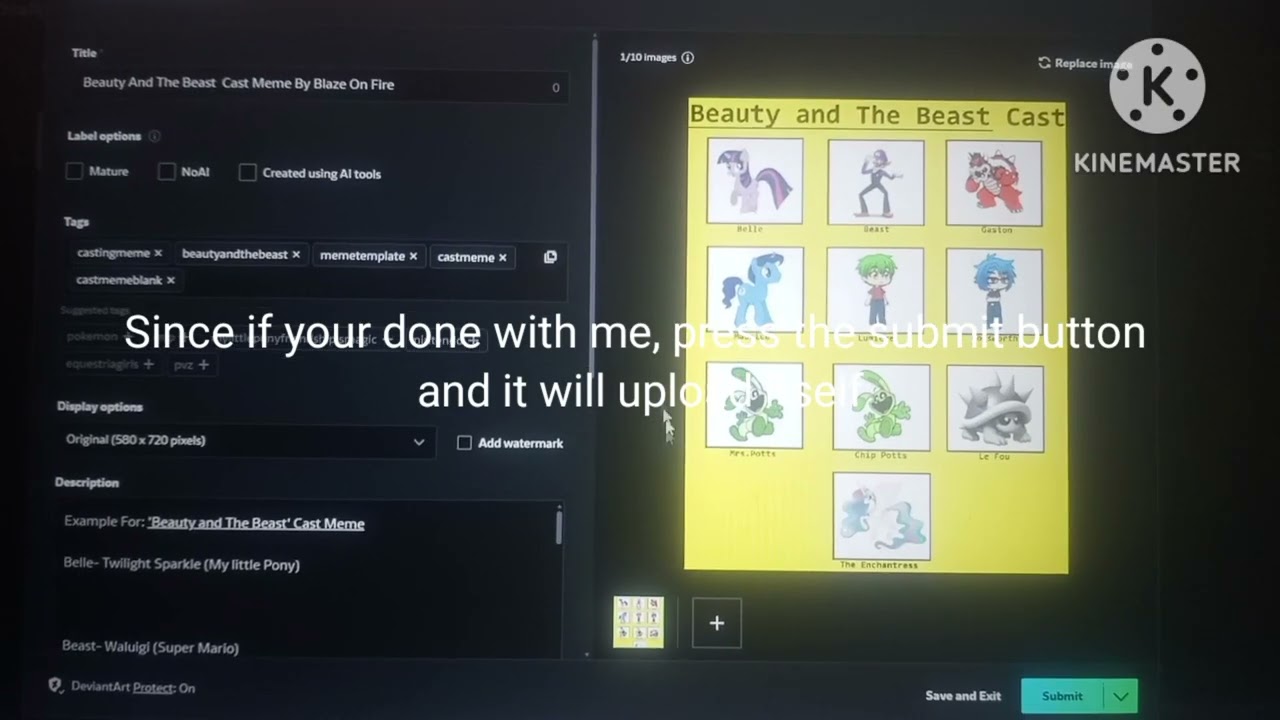 How to upload a art picture on Deviantart