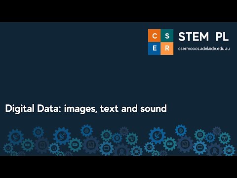 Digital Data images, text and sound