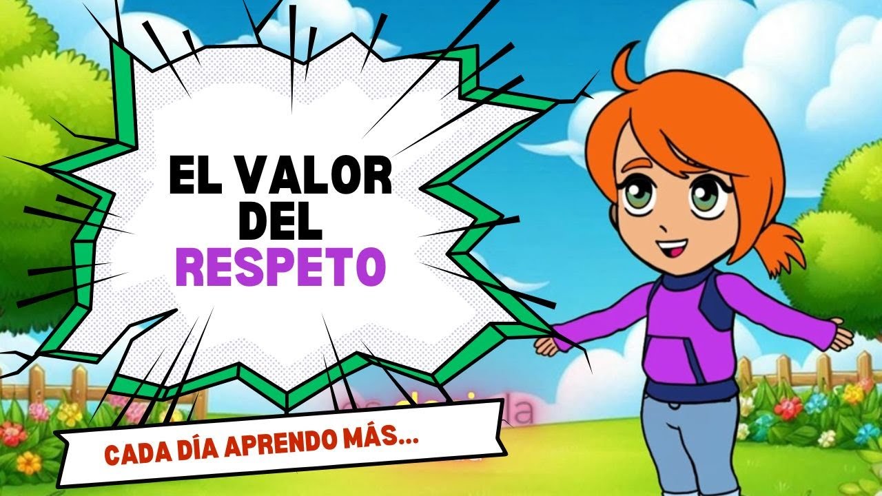 El valor del respeto con dibujos para niños