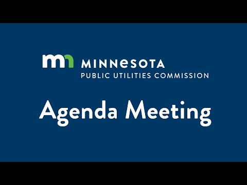 MN PUC Agenda Meeting 03-20-2025
