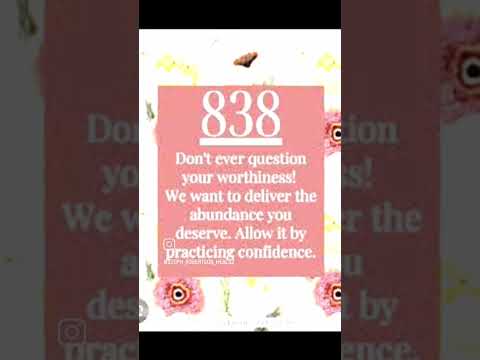 #angelnumbers #838