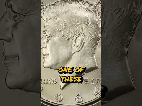 The 1964 SMS Kennedy Half Dollar! A Rare Coin Worth $150,000!!! #shorts #coin #treasure