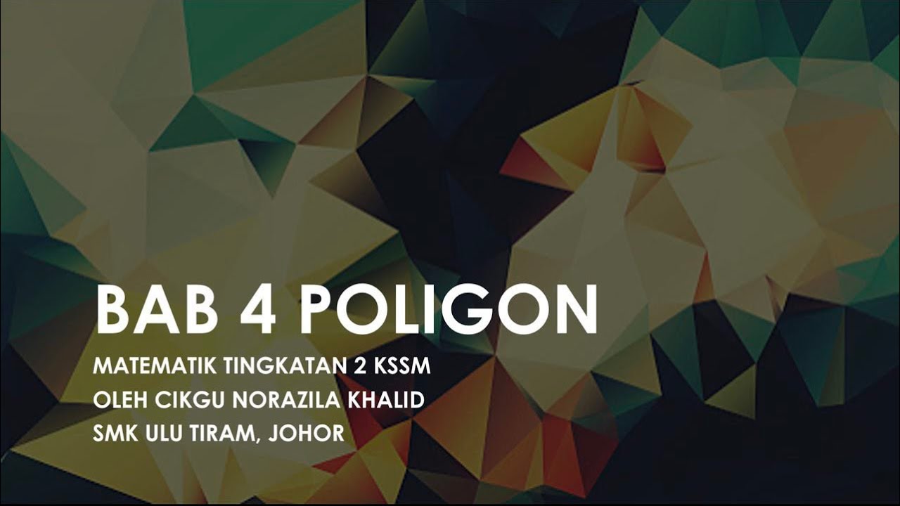 Nota Matematik Tingkatan 2 KSSM Bab 4 Poligon