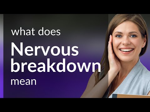 Nervous breakdown — definition of NERVOUS BREAKDOWN
