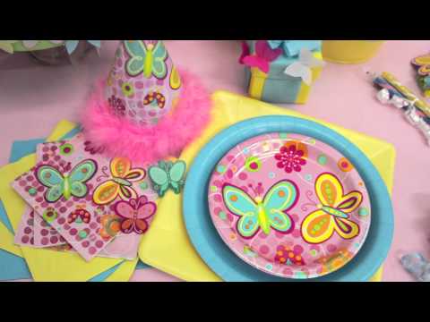 Butterflies and Flowers Party Supplies