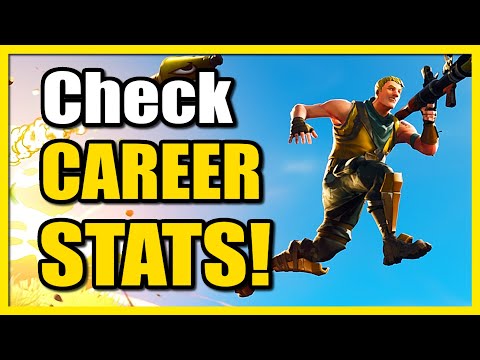 How to Check your Career Stats in FORTNITE OG (K/d & Wins!)