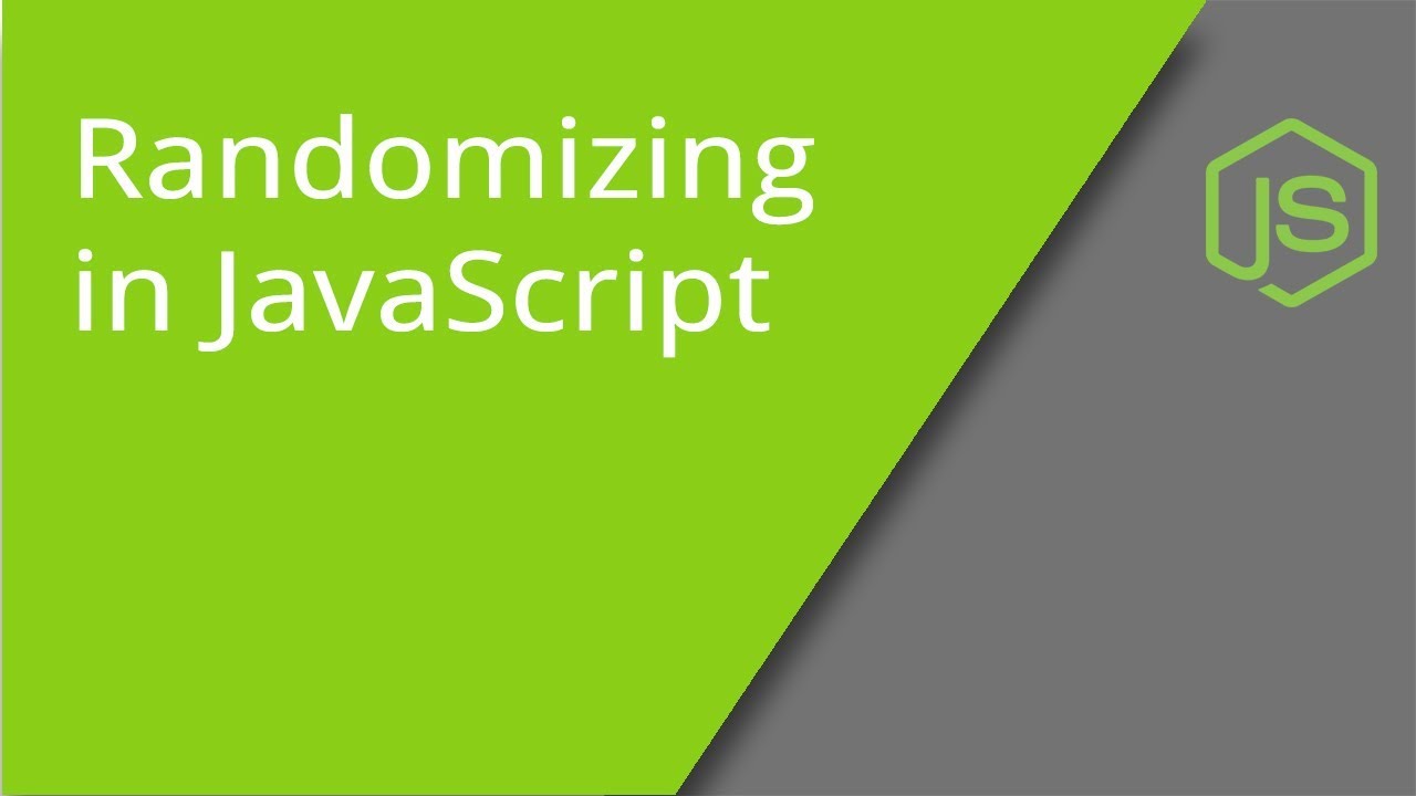 Randomizing in JavaScript