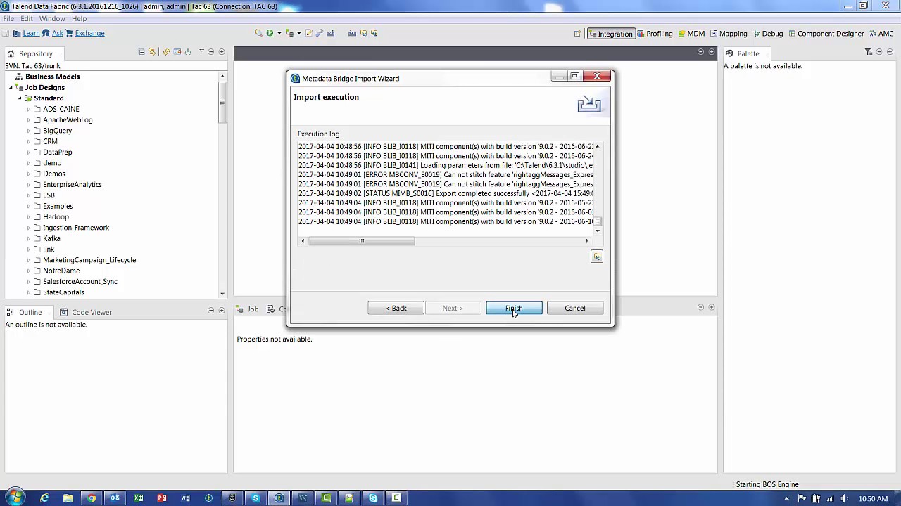 Talend Metadata Bridge