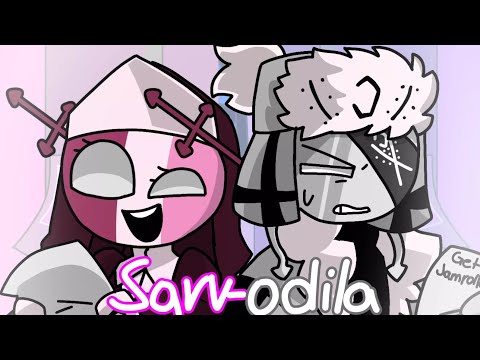 Sarv teaching Ruv to sing (Sarv-odila) //FNF ANIMATION//