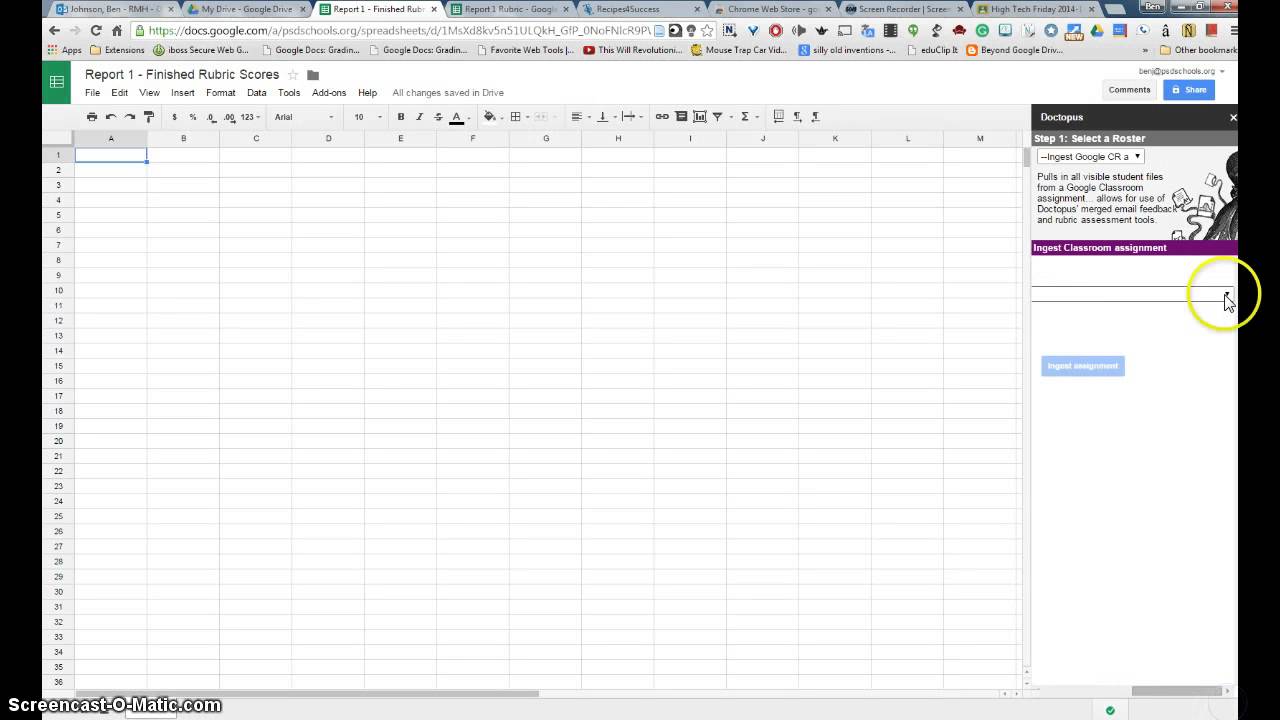 Using Rubrics from Tech4Learning with Goobric