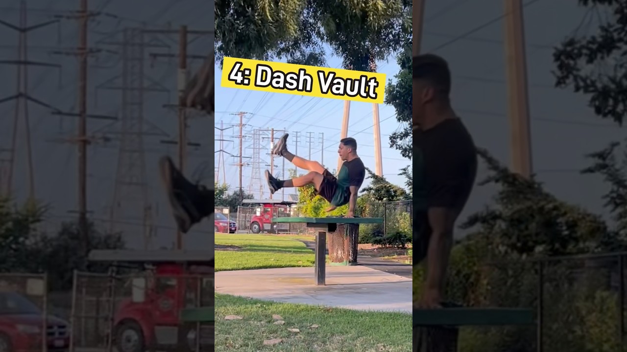 5 EASY PARKOUR VAULTS ANYONE CAN LEARN!!!