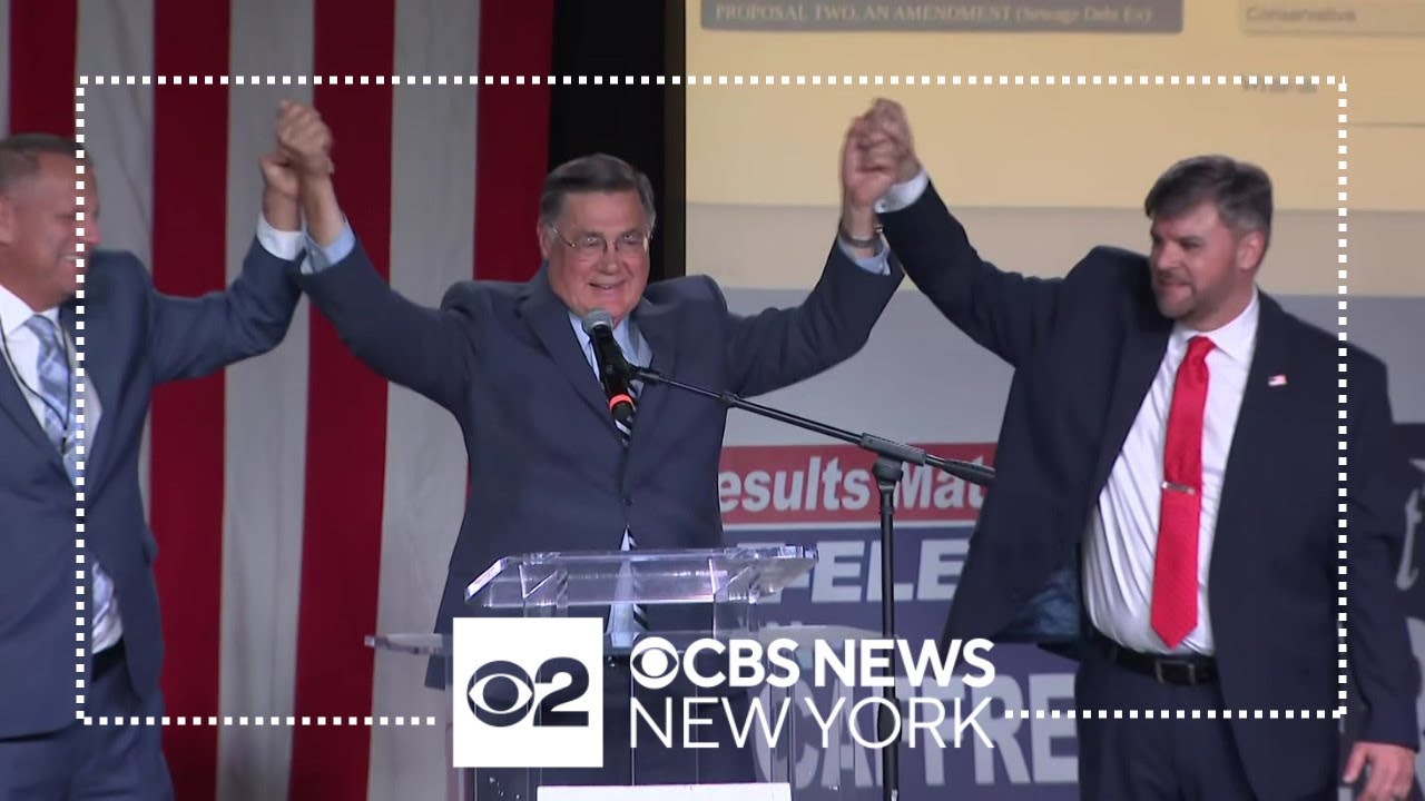 Long Island election results: Republican Ed Romaine celebrates Suffolk County exec. win